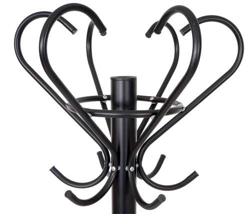 Stumtjener i sort metal med paraplyholder - entremøbel 180x40x40 ...